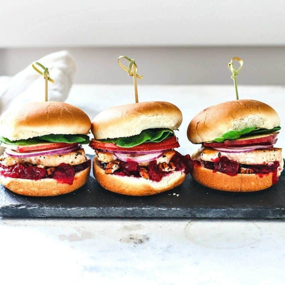 Sweet & Savory Happy Fish Sliders With Cranberry Sauce – Blue Circle Foods
